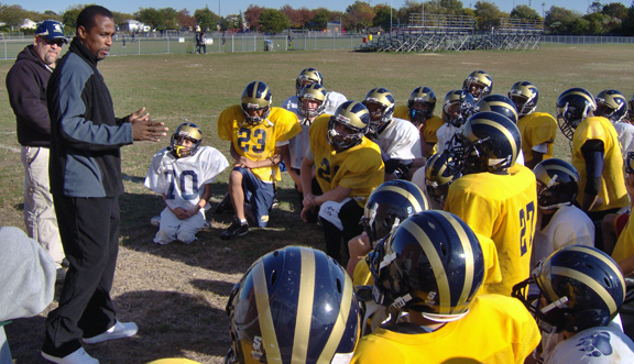 Former Jet inspires BMS football team | Herald Community Newspapers ...