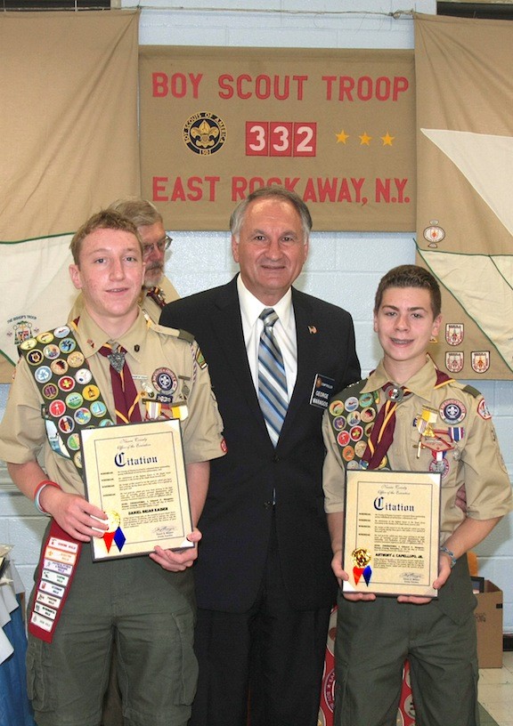 Oceanside scout earns Eagle award | Herald Community Newspapers | www ...