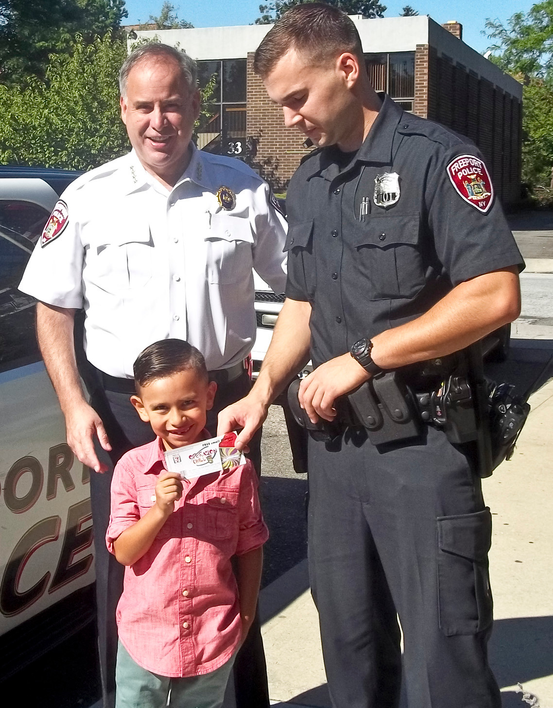 Gotcha – Freeport Police issue tickets to kids doing good deeds ...