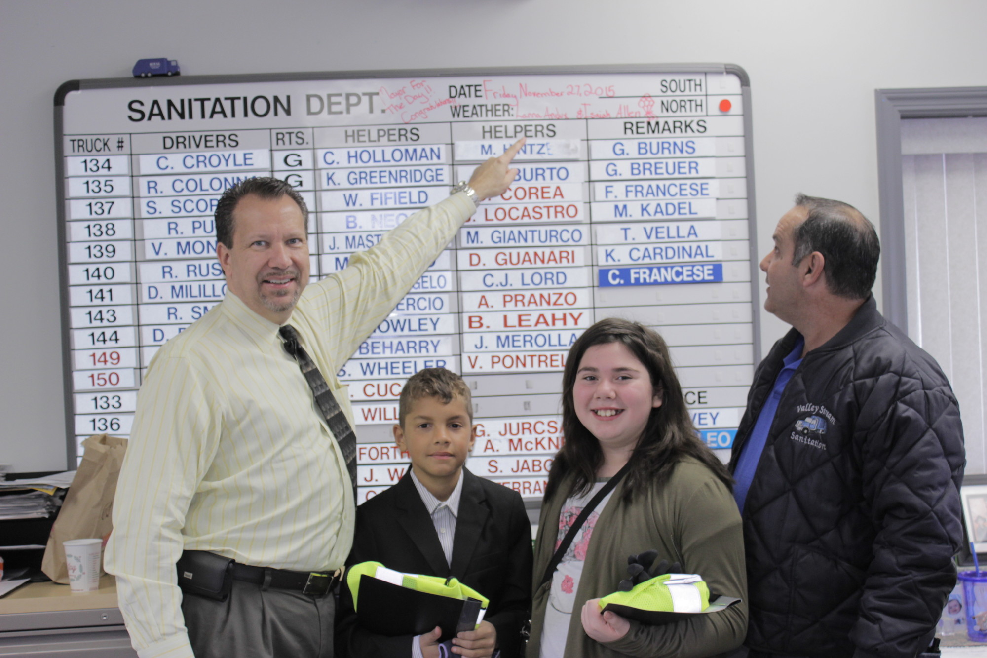 Mayors for a day take a tour of the village | Herald Community ...