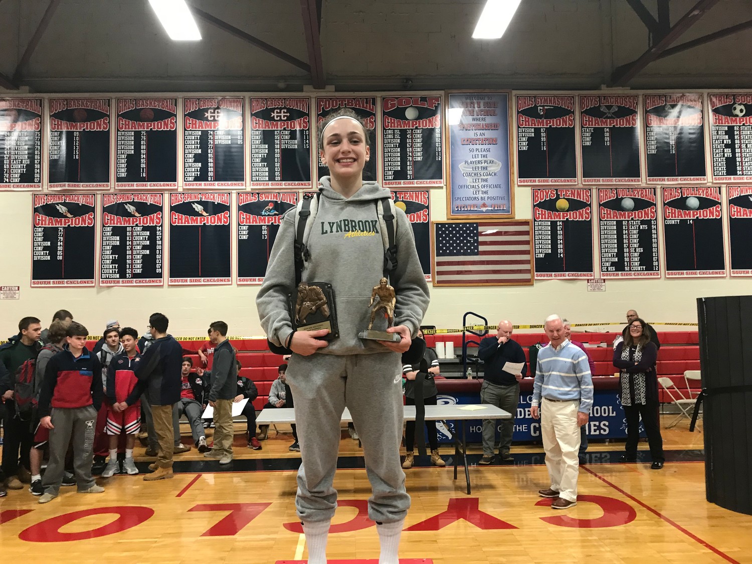 Lynbrook female grappler makes history with wrestling tournament win ...