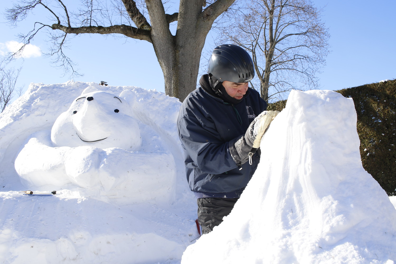 Rockville Centre snow artist keeping son’s memory alive | Herald ...