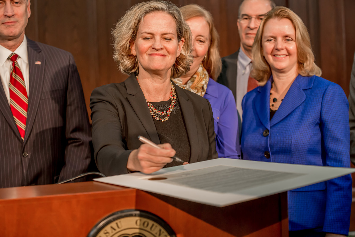 Laura Curran signs parks access bill | Herald Community Newspapers ...