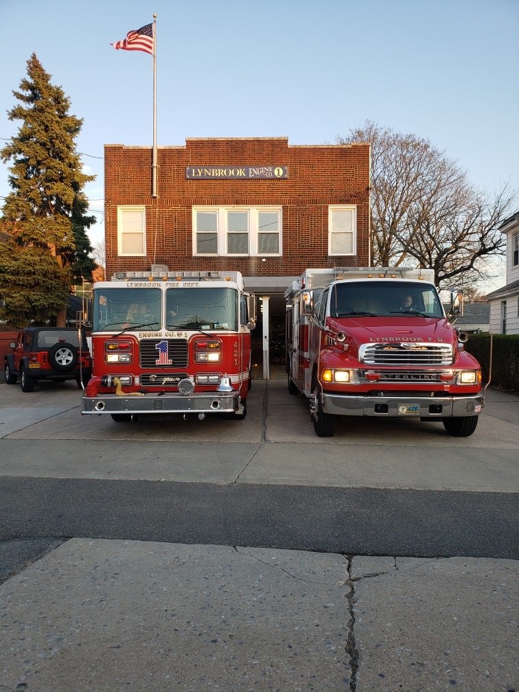 Lynbrook Fire Department shows support for front-line medical personnel ...