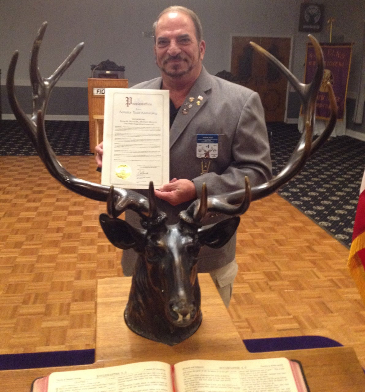 Elks member, Baldwinite honored by elected official | Herald Community ...