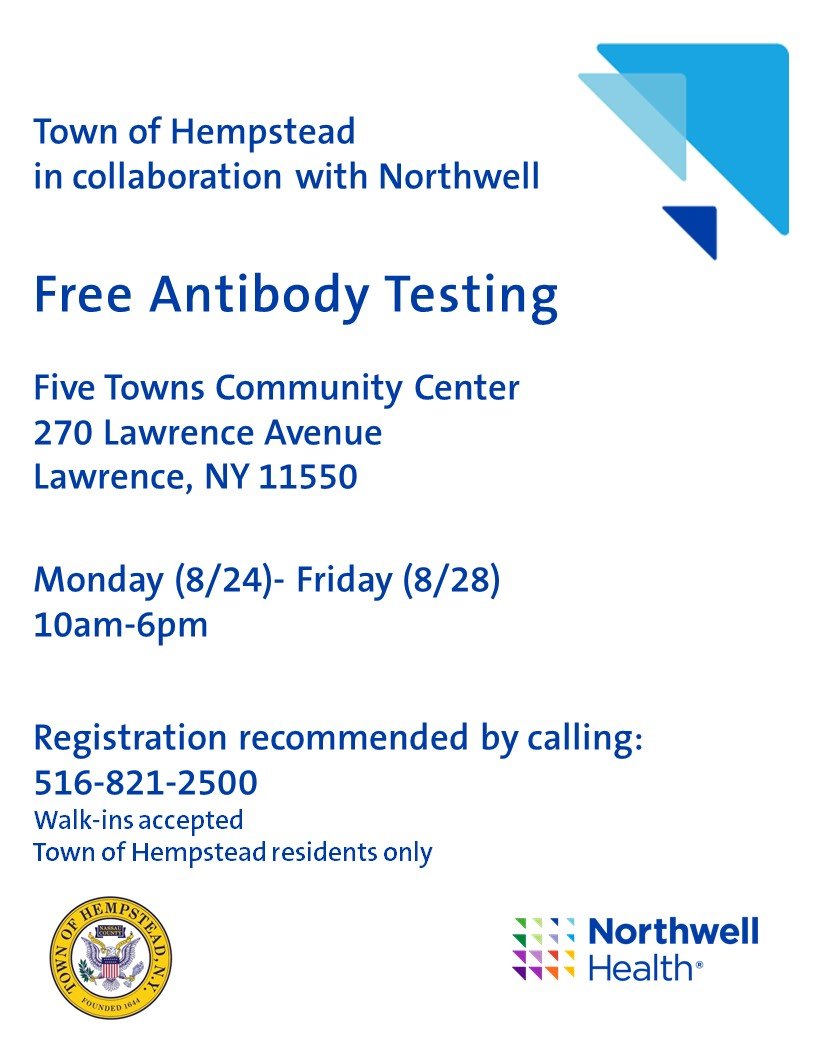 Free antibody testing at Five Towns Community Center in Lawrence ...