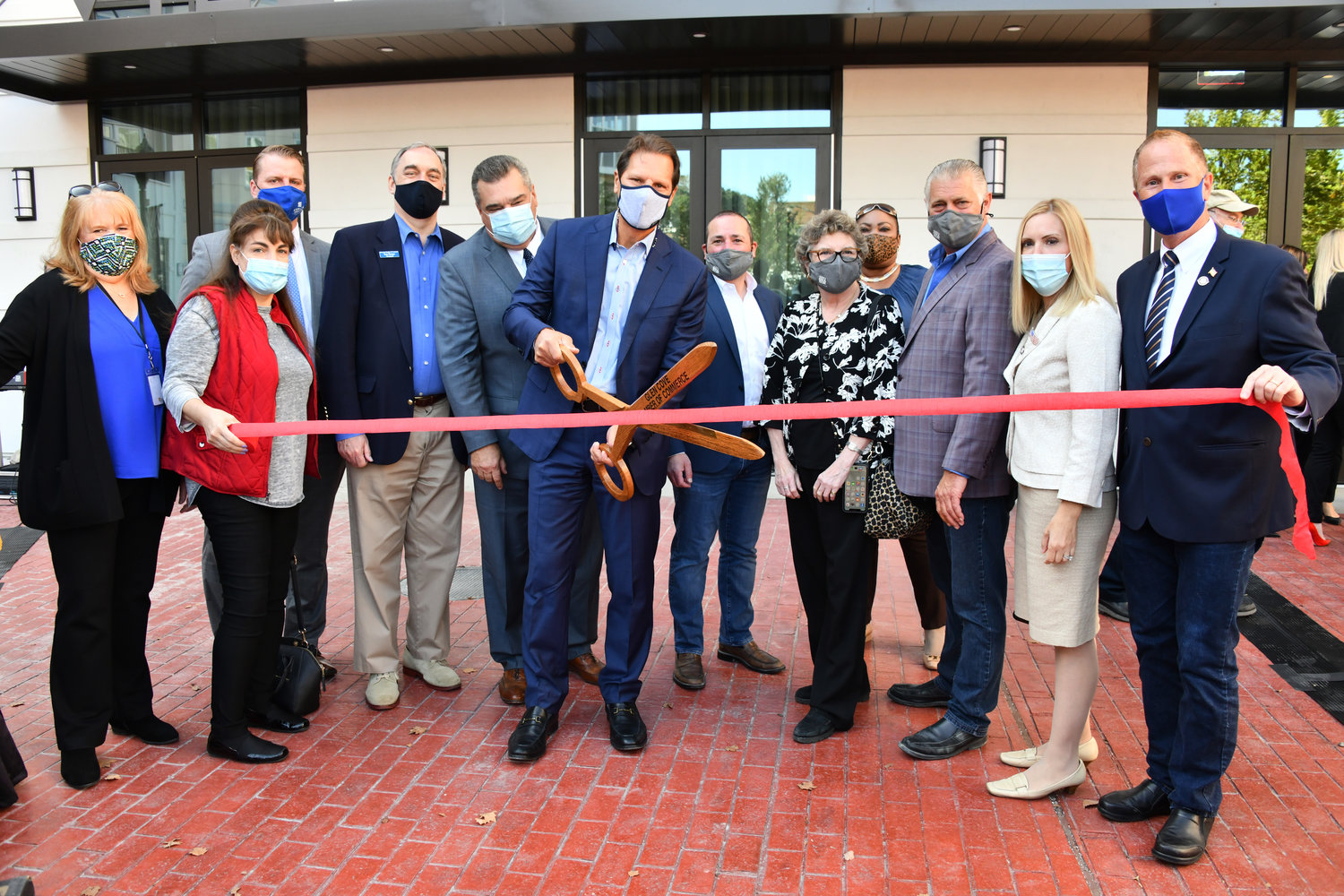 Village Square celebrated with ribbon cutting in Glen Cove | Herald ...
