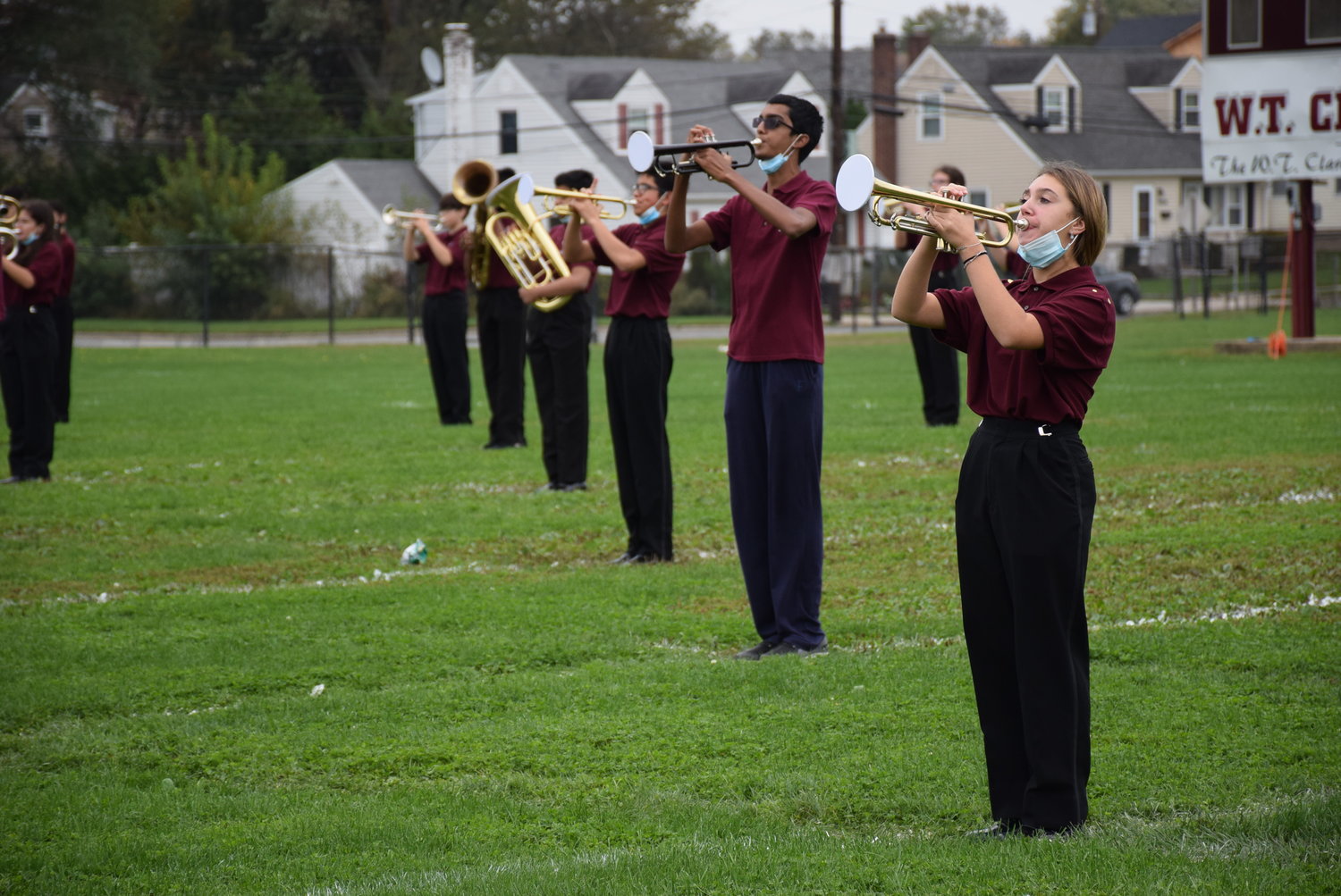 Marching with the rams band at W.T. Clarke | Herald Community ...