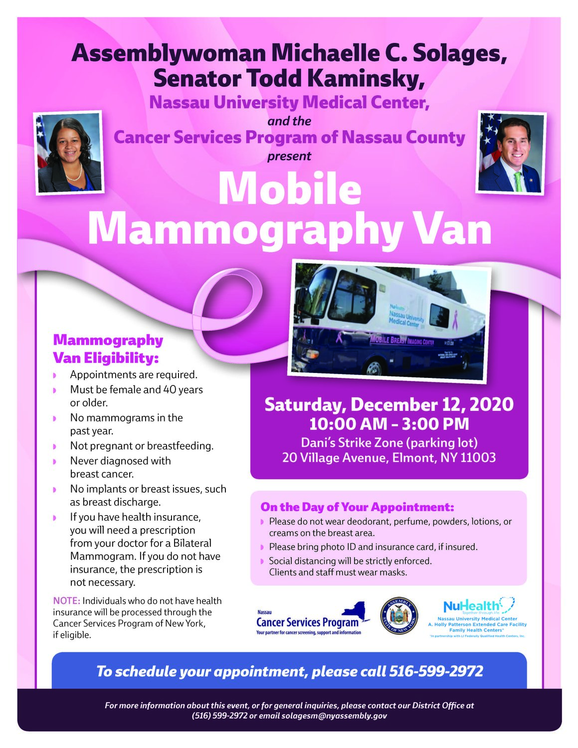 Mobile mammography van coming to Elmont | Herald Community Newspapers ...