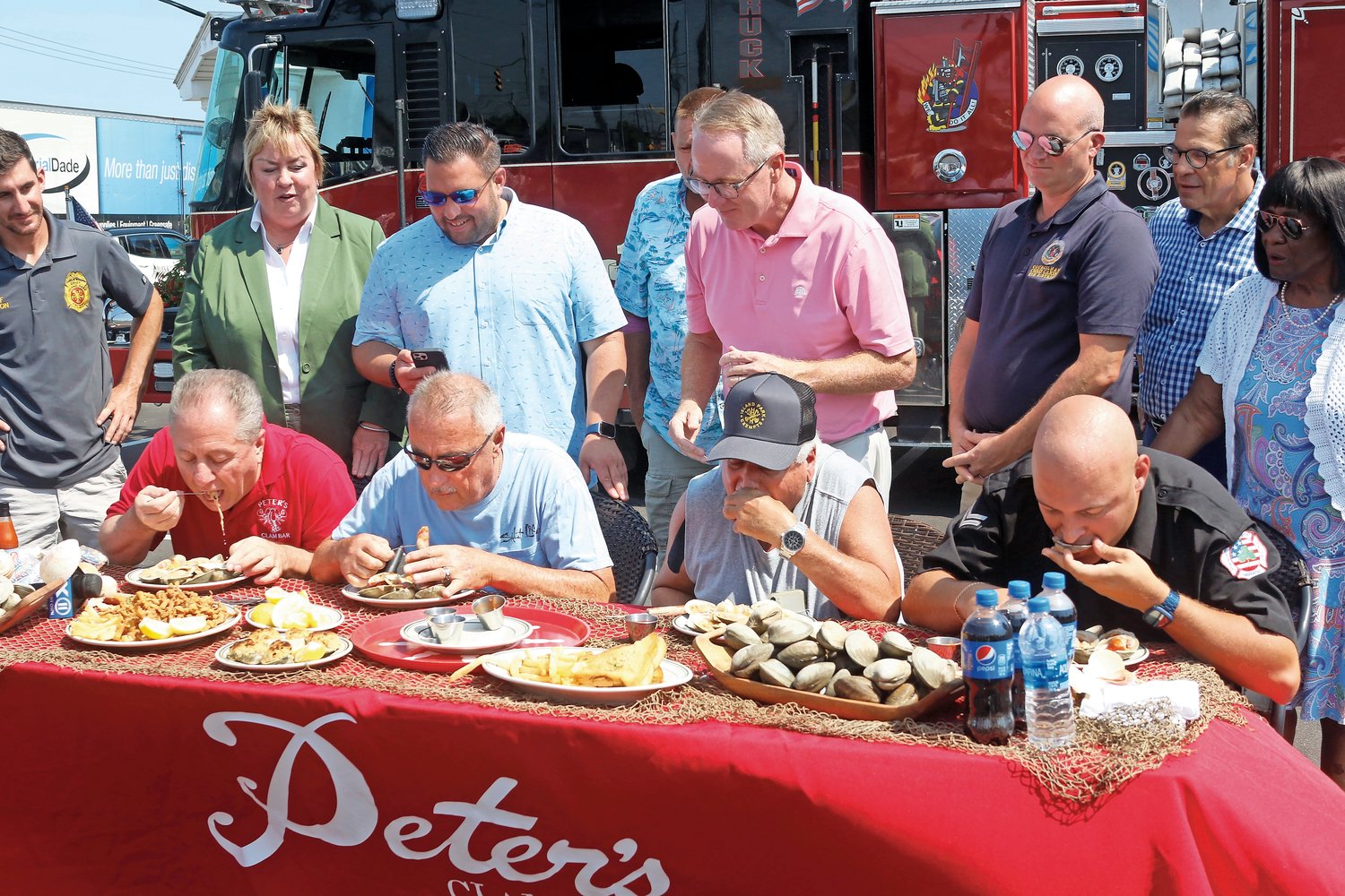 New clam-eating champ is crowned at Peter’s Clam Bar in Island Park ...