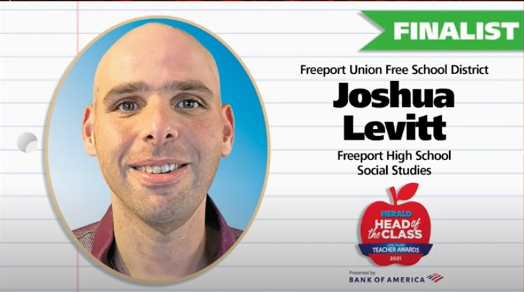 Herald Head of the Class 2021: Joshua Levitt, Freeport High School ...