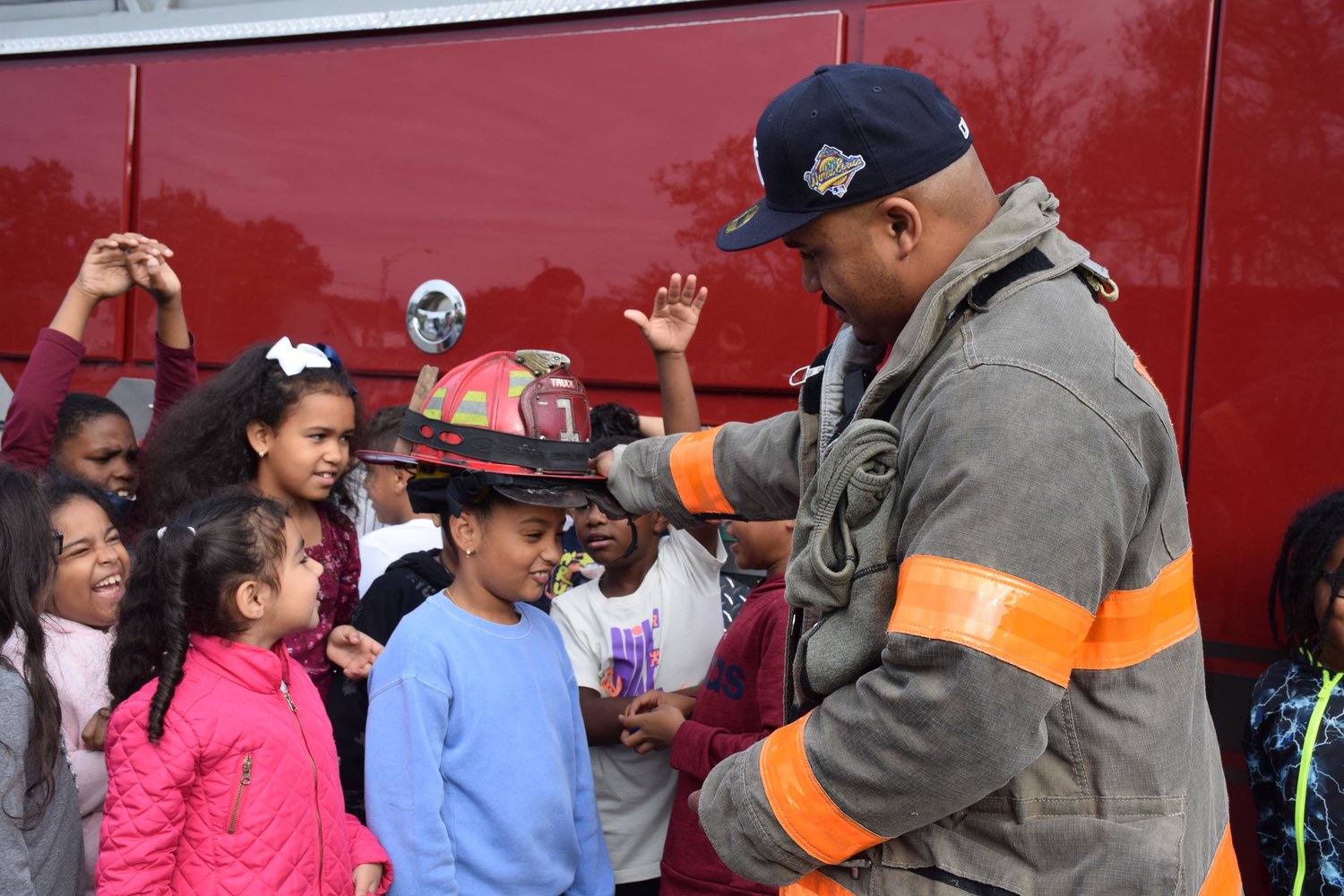 Firefighters captivate Freeport third graders | Herald Community ...