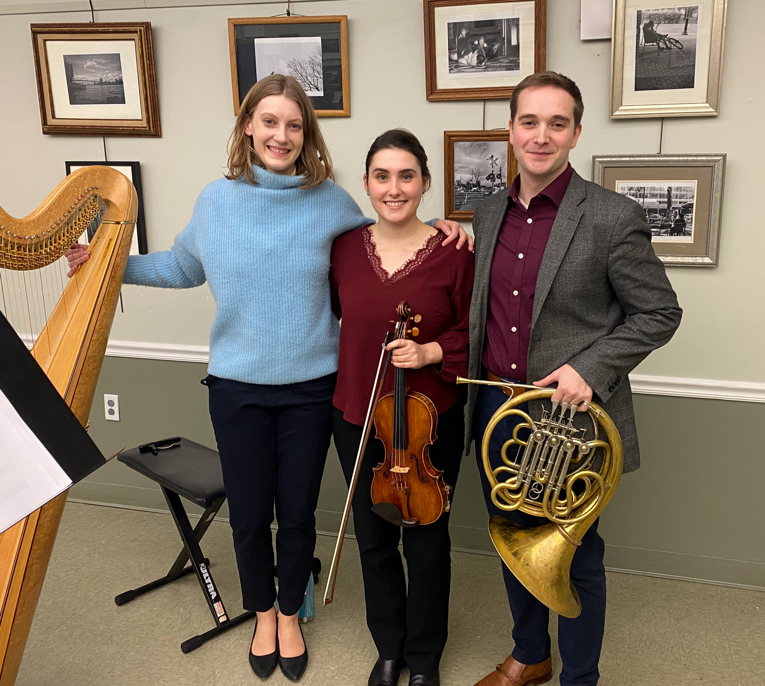 Library hosts talented classical music trio "Long Island Chamber Music ...