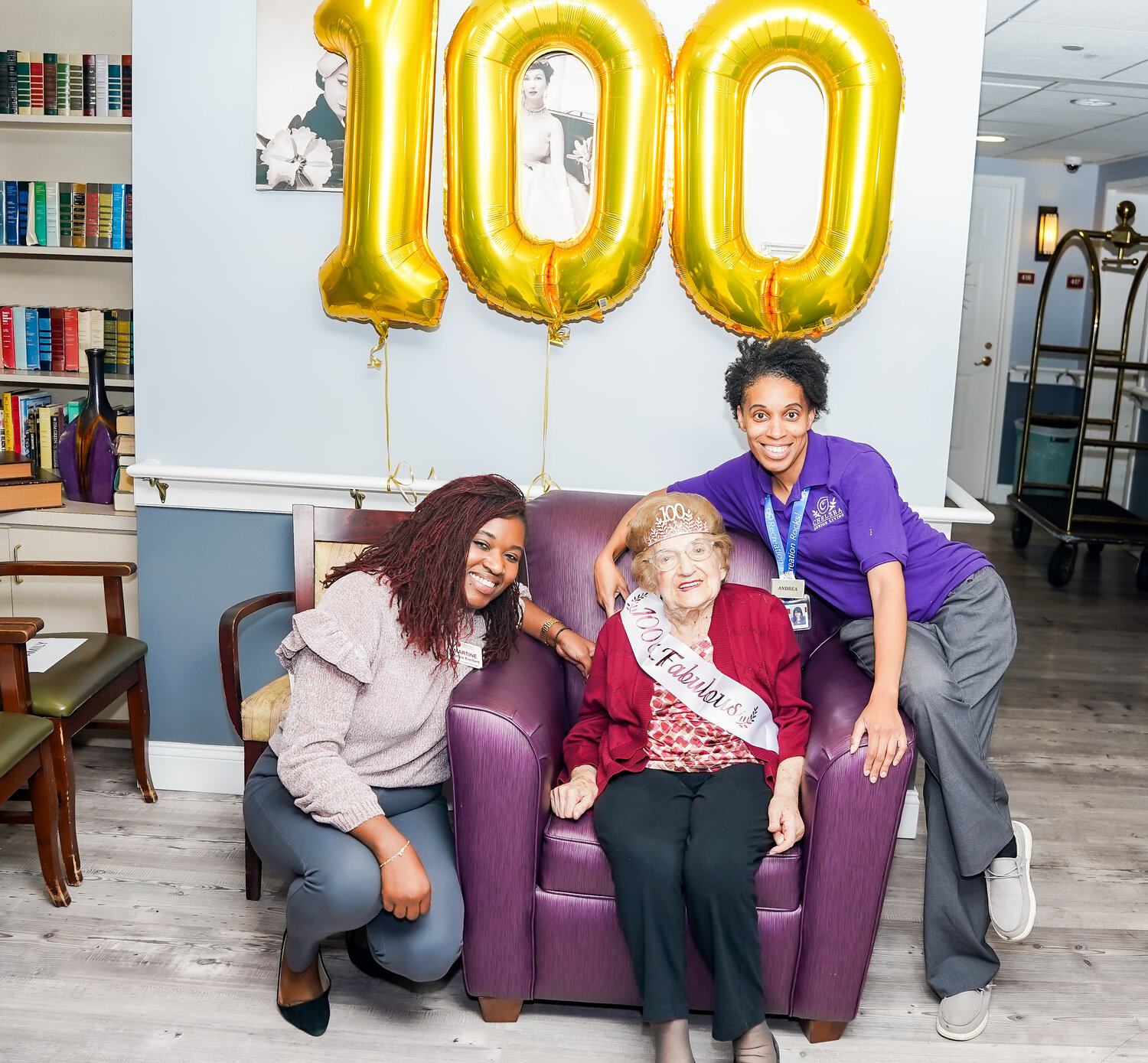 Sara Fishman of Rockville Centre celebrates 100th birthday at Maple ...