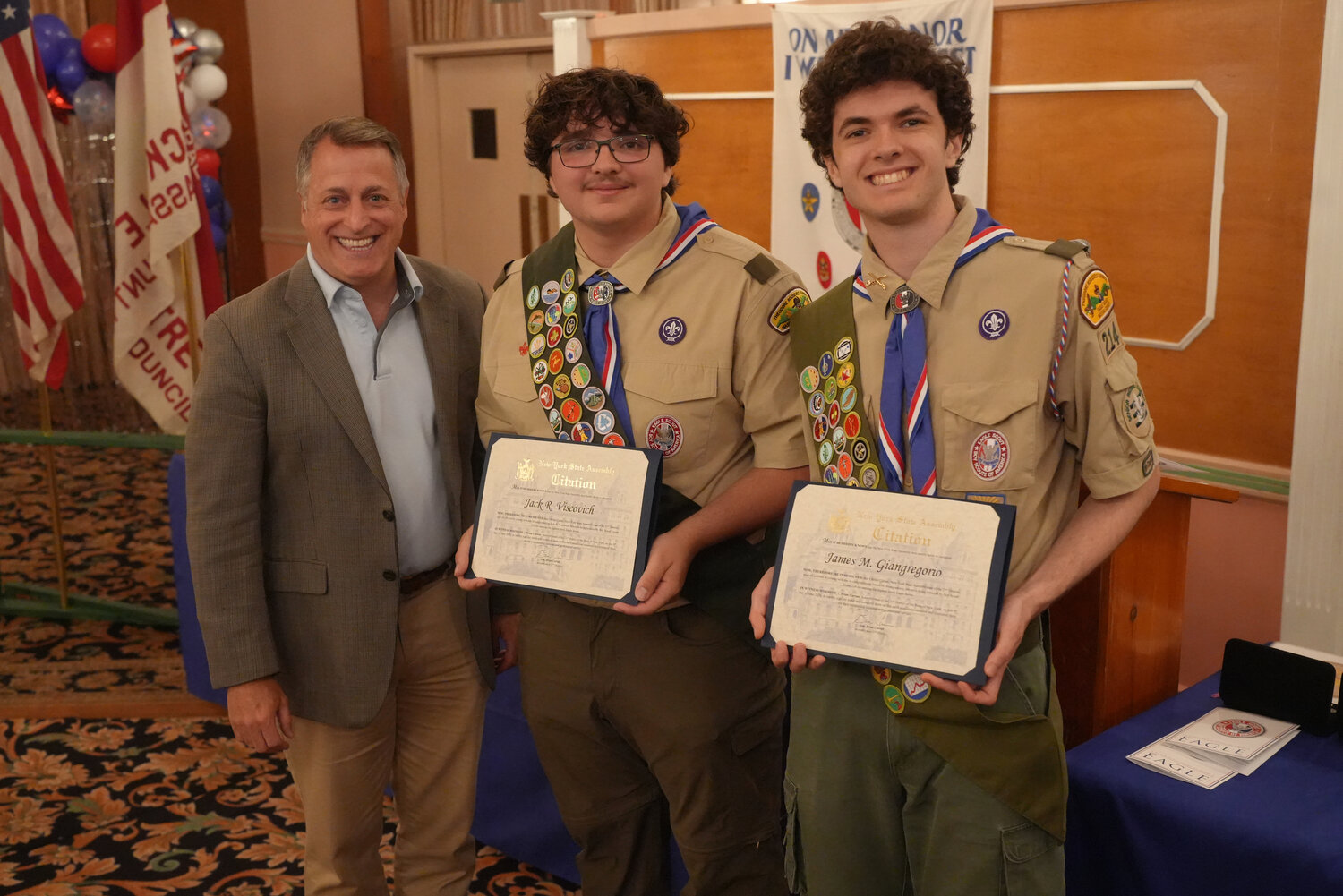 James Giangrgorio and Jack Viscovich earn Eagle rank | Herald Community Newspapers | www ...