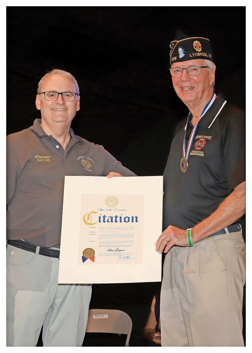 See how Nassau County honored Lynbrook resident Steve Grogan | Herald ...