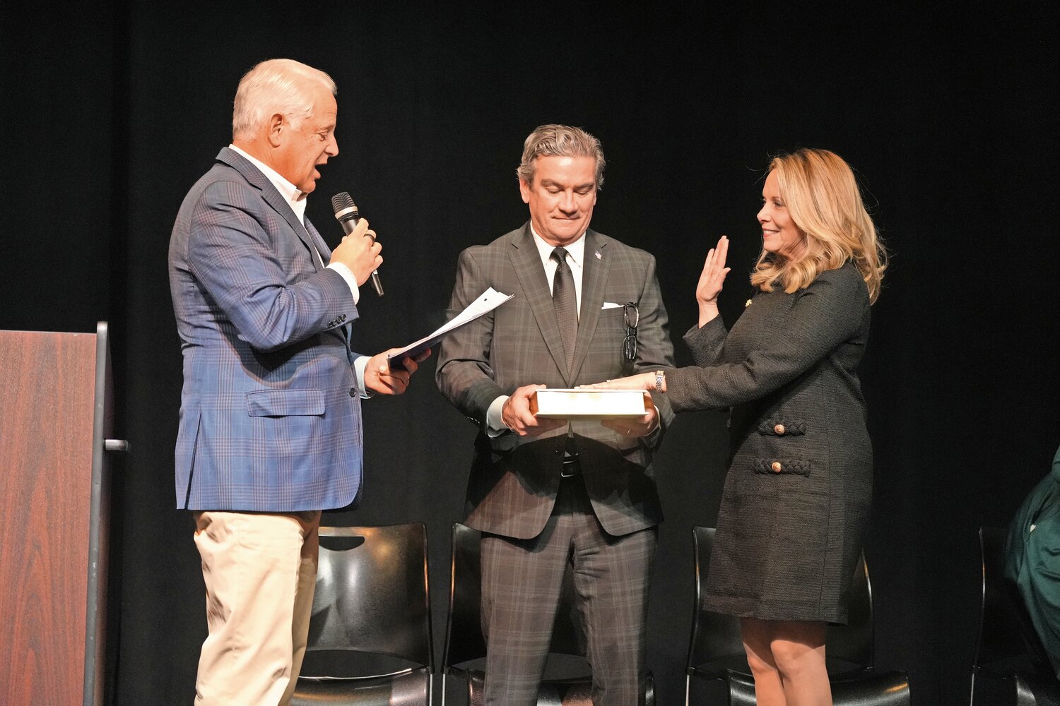 Congresswoman Laura Gillen had a ceremonial swearing-in at the Elmont ...