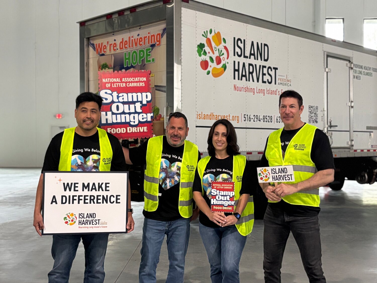 Island Harvest’s Stamp Out Hunger drive collects 335K+ pounds of food ...