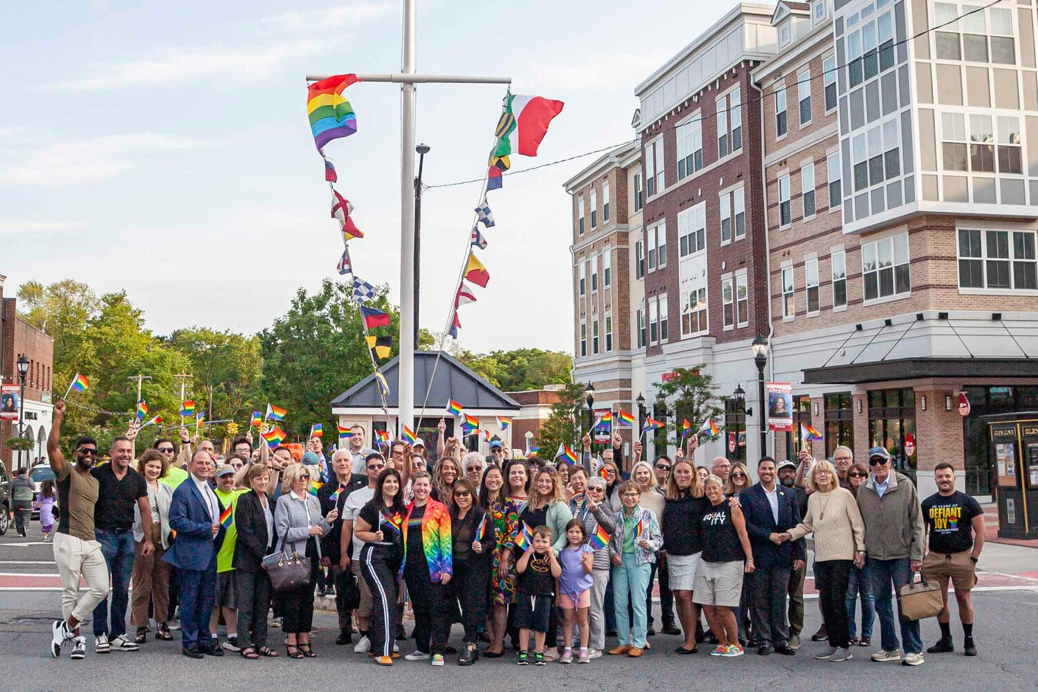 Pride, protest, and progress: Glen Cove raises flag to kick off LGBTQ+ ...