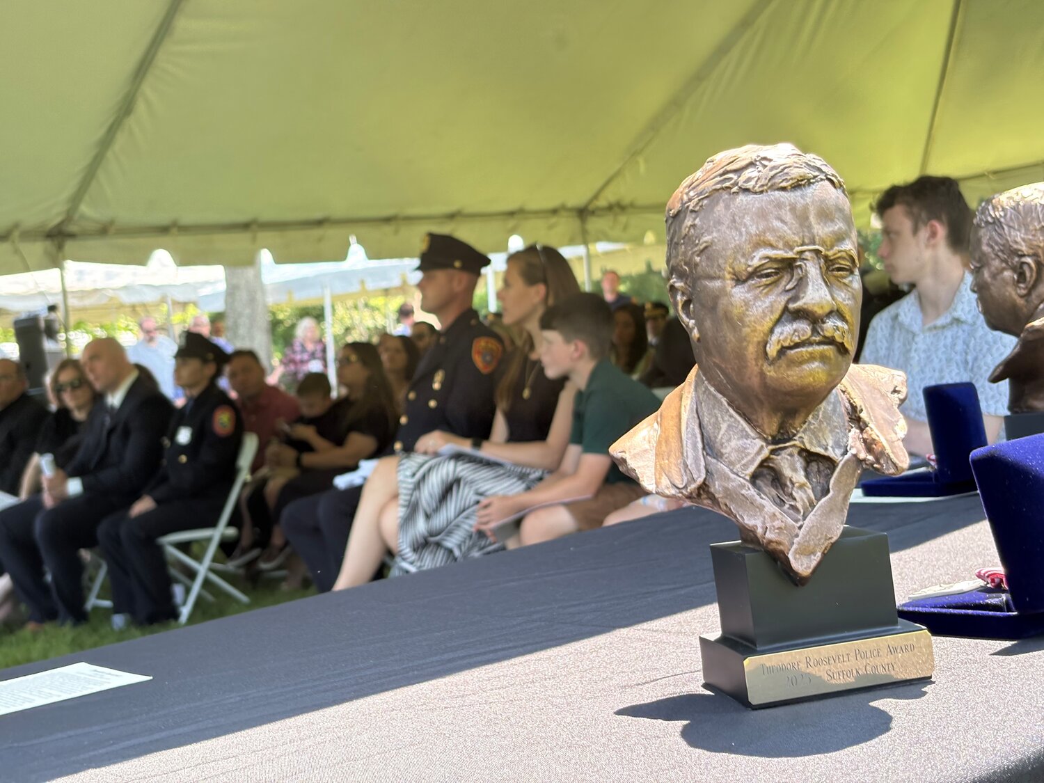 Nassau and Suffolk County police officers honored at Sagamore Hill with ...