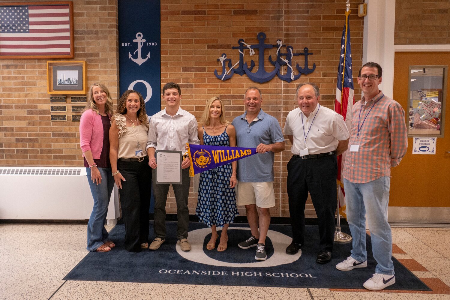 Oceanside's Jake Strianese earns Dante Scholarship, heads to Williams ...