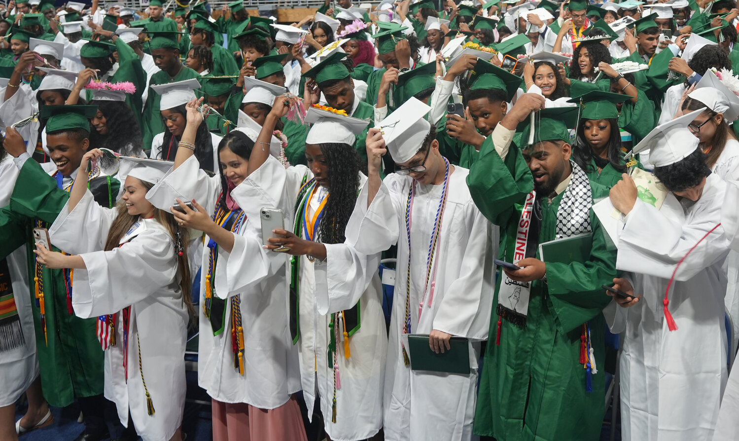 Elmont Memorial Class of 2025 graduates at Hofstra University | Herald ...