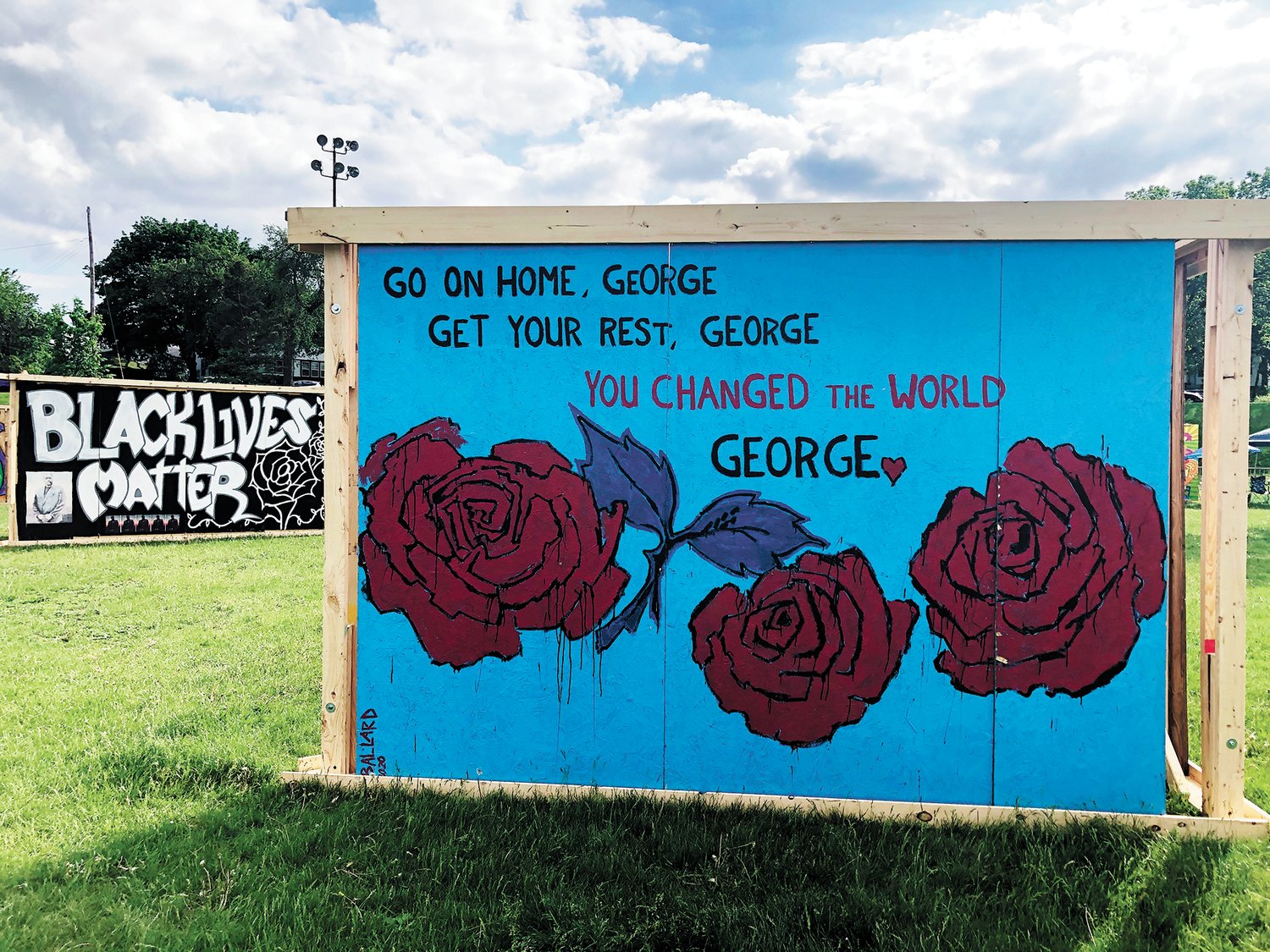 Storefront protest art on display | Southwest Connector