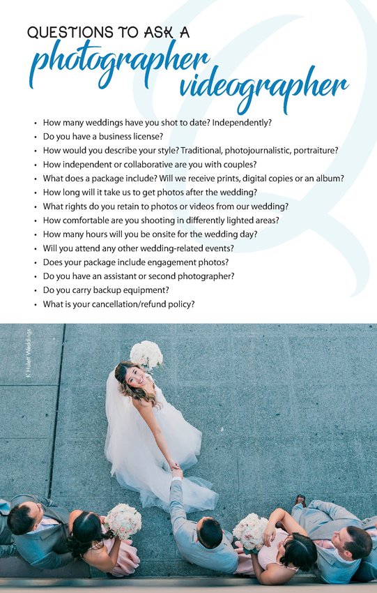 Worksheets | Pacific Coast Weddings